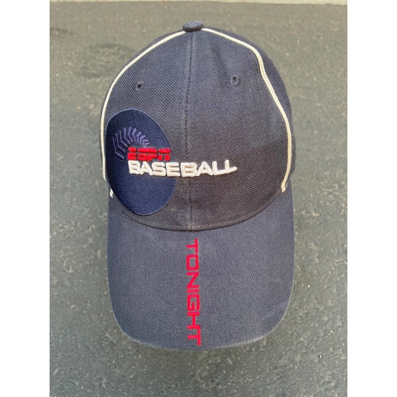 ESPN | Accessories | Vtg Espn Baseball Tonight Adjustable Velcro Hat ...